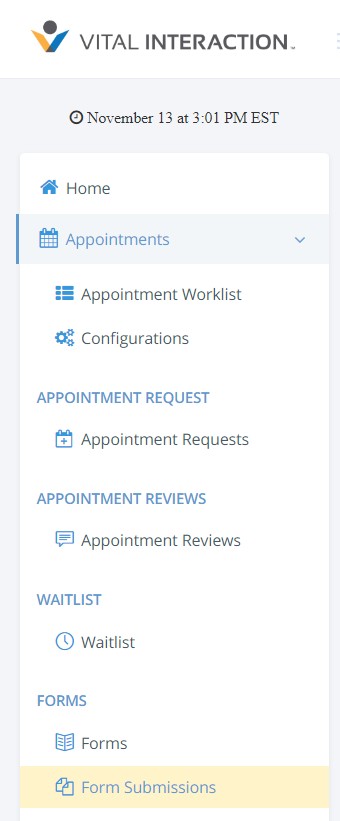 How To View Forms in VI