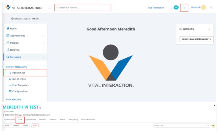 Training Video - Patient Chat
