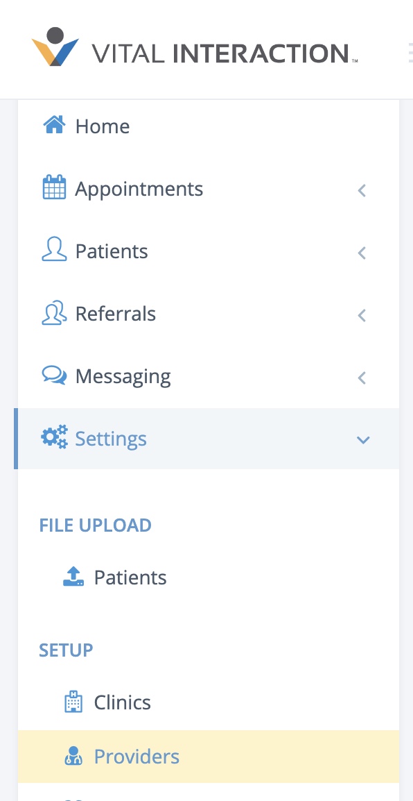 Provider Settings